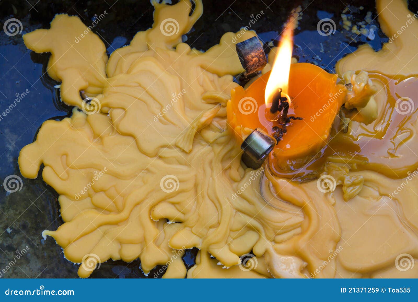 Candle meling stock image. Image of candle, religion - 21371259