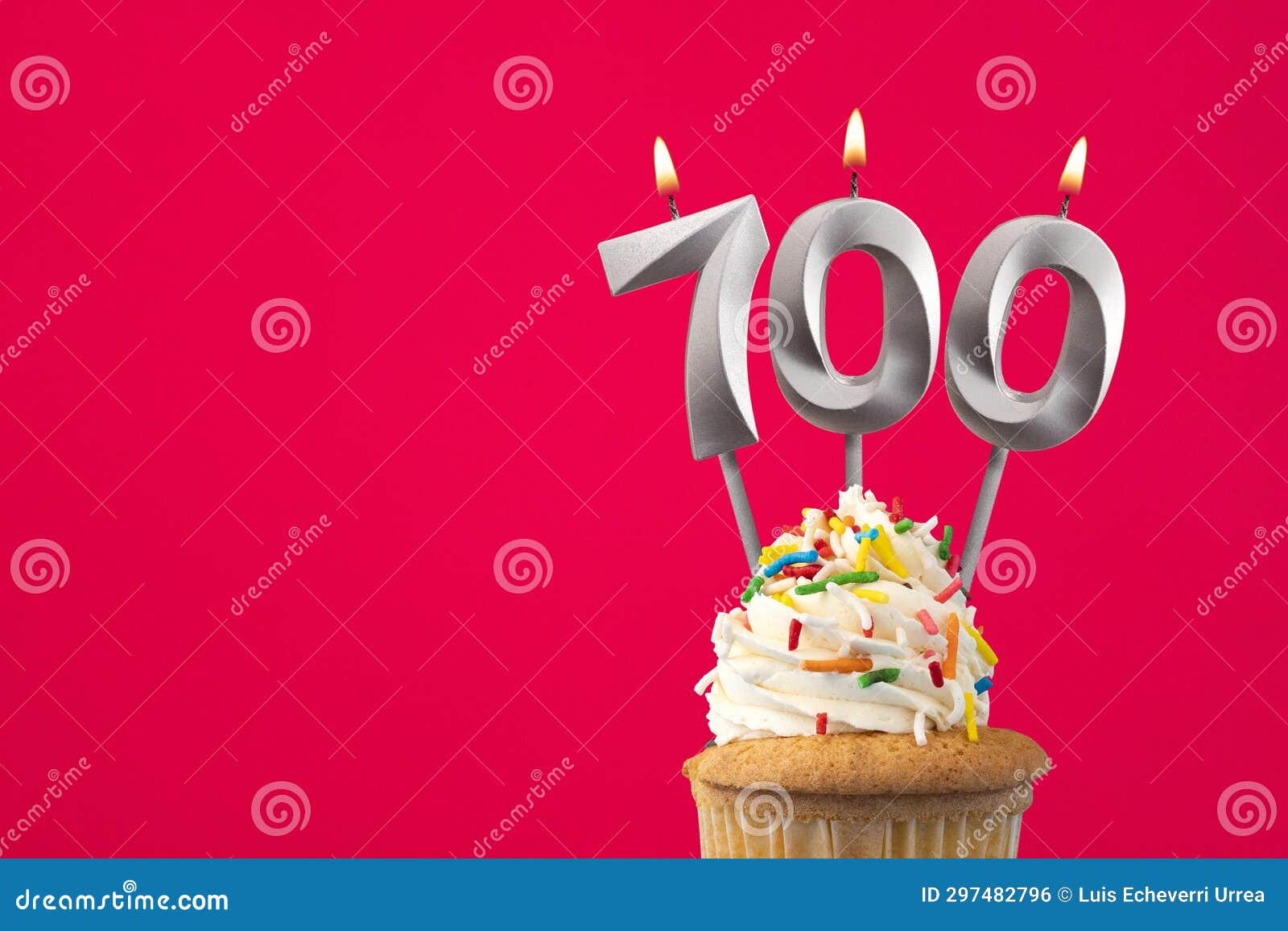 Candle Number 700 - Number of Followers or Likes Stock Photo - Image of ...