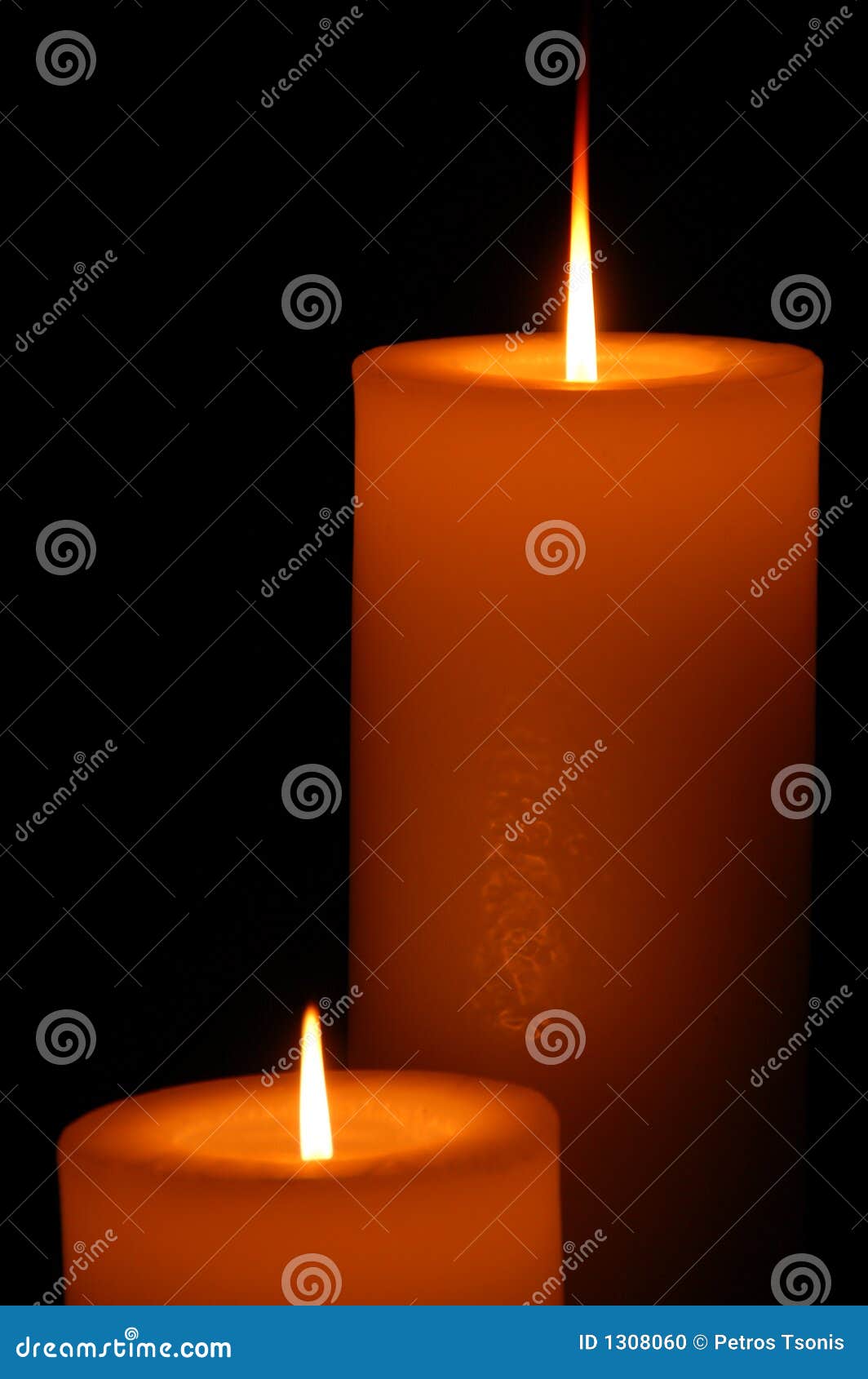 Candle portrait stock photo. Image of holy, double, pray - 1308060