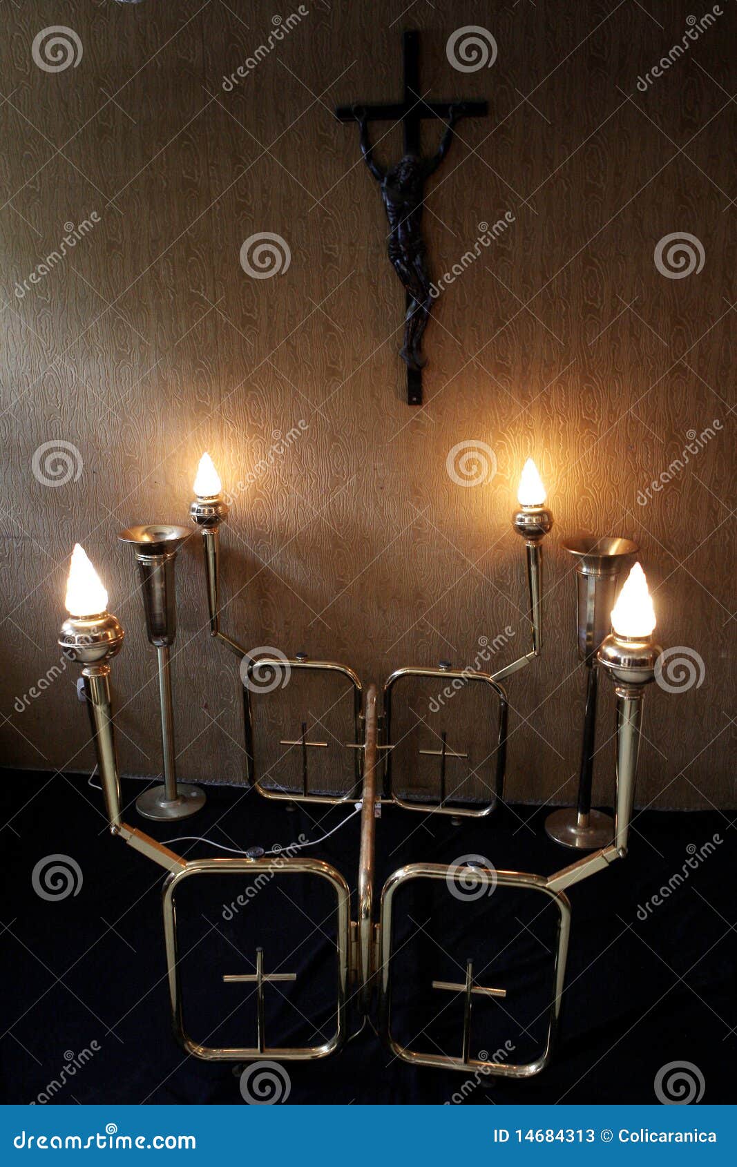 Candle support stock image. Image of candlestick, candles - 14684313