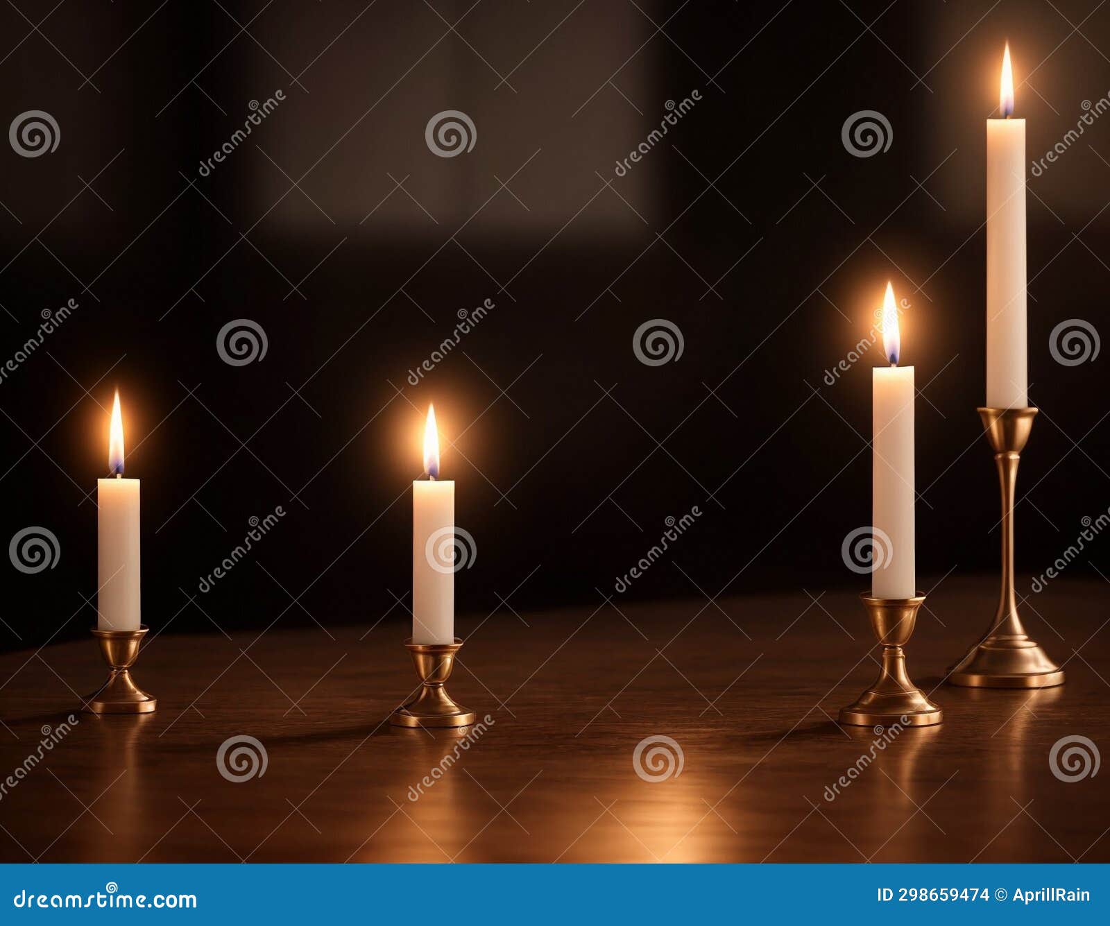 Candle on the table stock illustration. Illustration of greece - 298659474