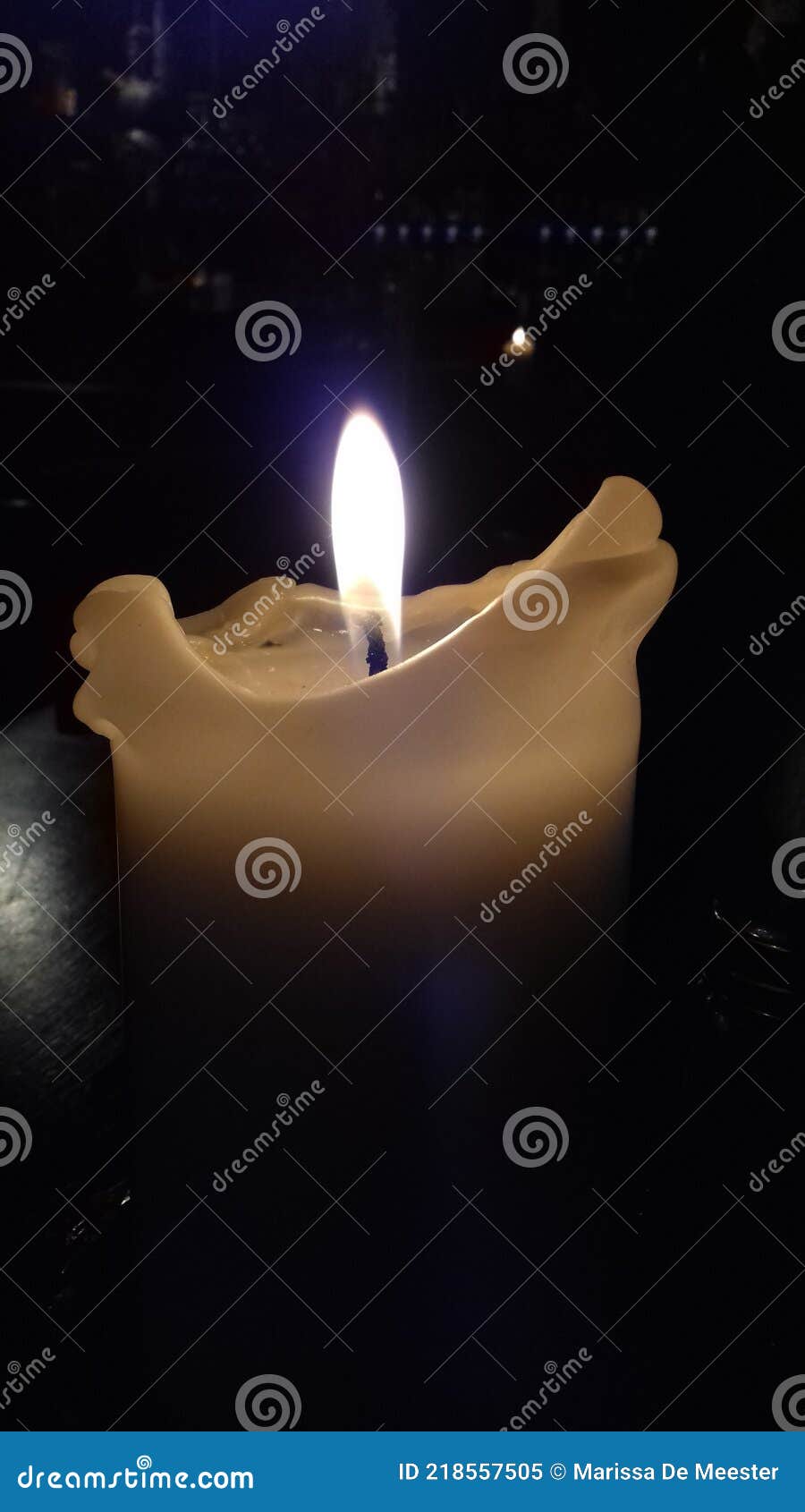 A Candle To Light Your Way. Stock Image - Image of sculpture, white ...
