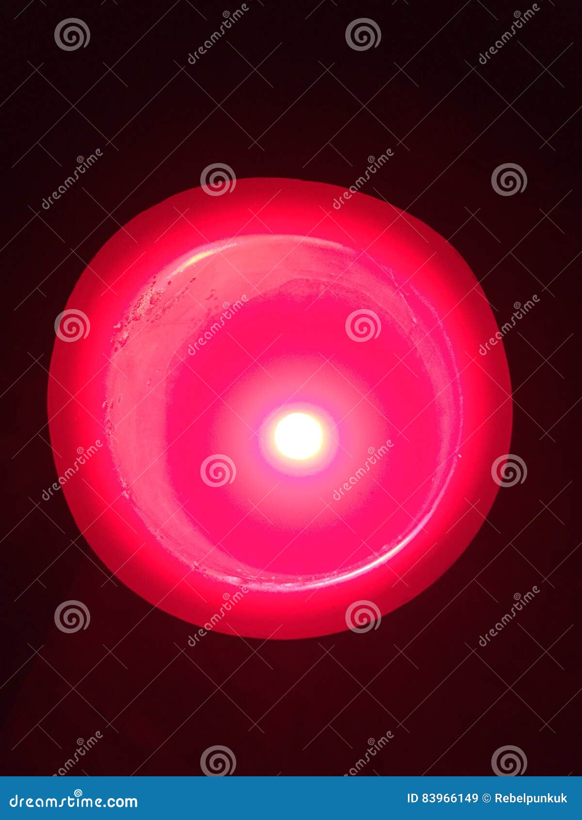 Candle from top view stock image. Image of light, close - 83966149