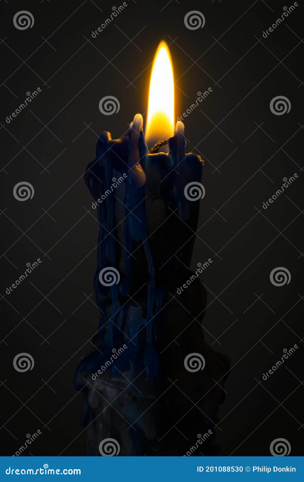 Candle Wax Dripping from Wax Candle Showing Textures Stock Photo ...