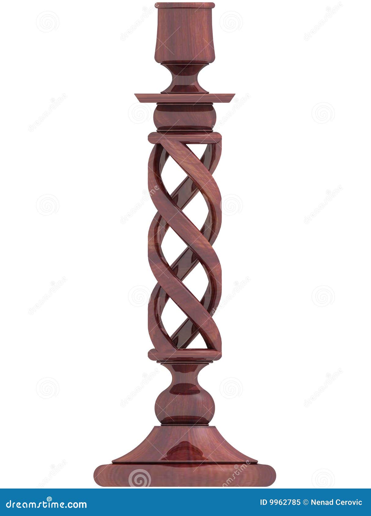 Candle Wooden Helix Religion Stock Illustration - Illustration of night ...