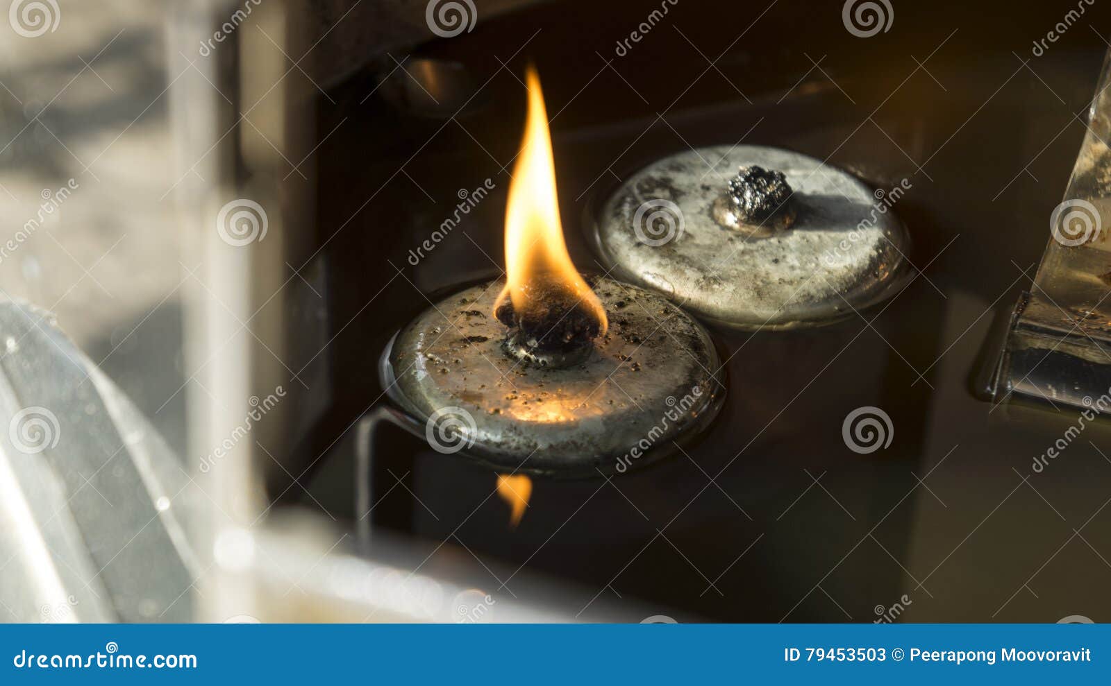 Candle Worship Incense Aroma Light Concept Stock Image - Image of ...