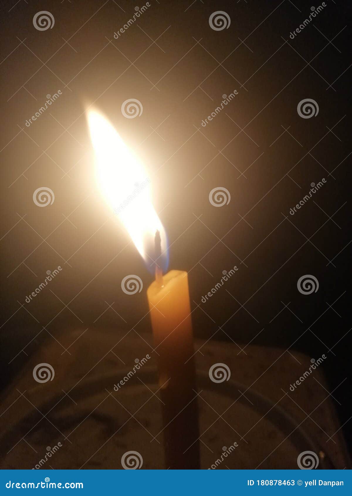 Candlelight in the dark stock image. Image of night - 180878463