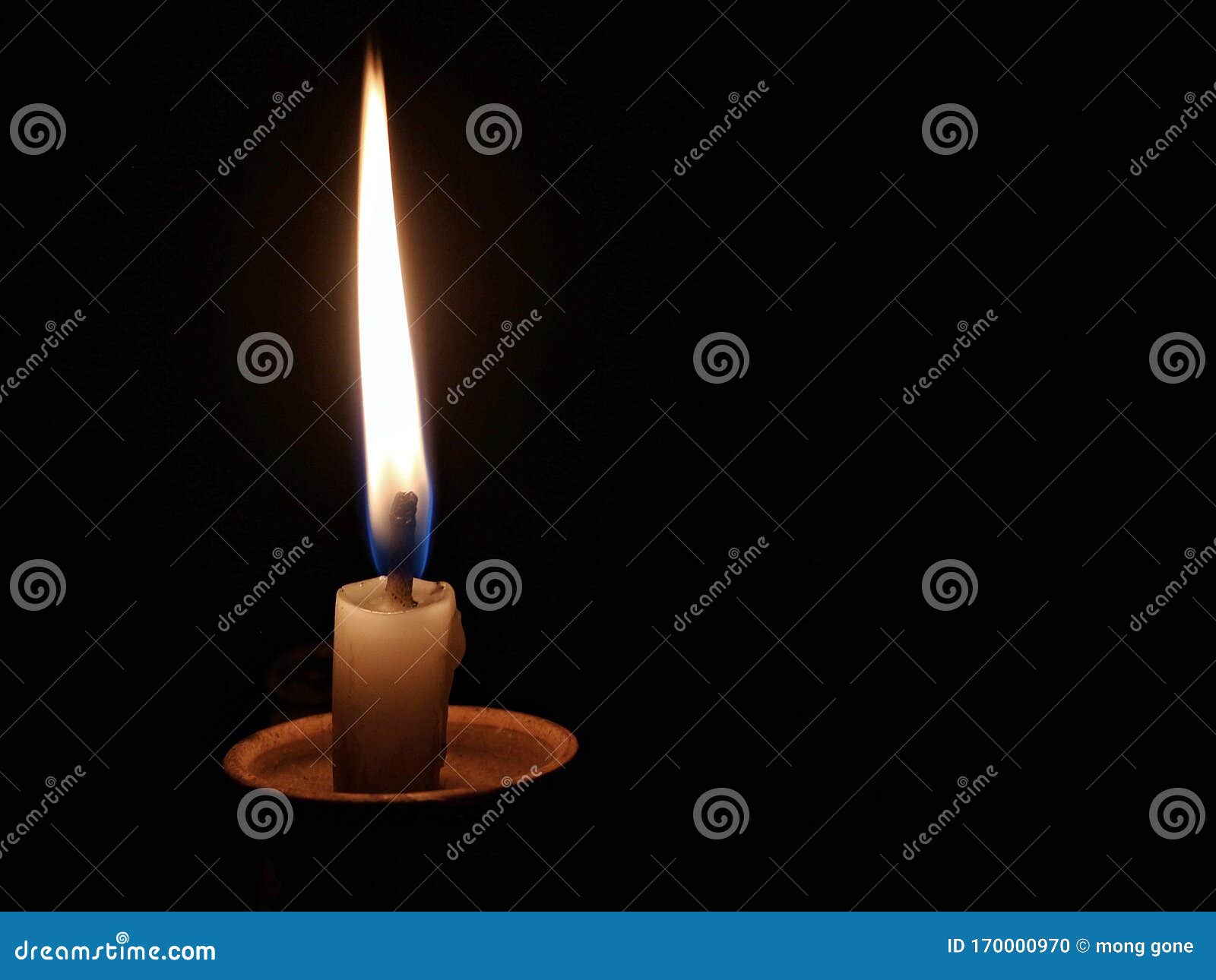 Candlelight in the dark stock photo. Image of light - 170000970
