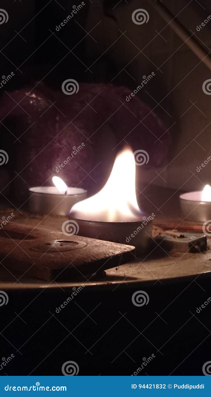 Candlelight fire stock photo. Image of lighting, fire - 94421832