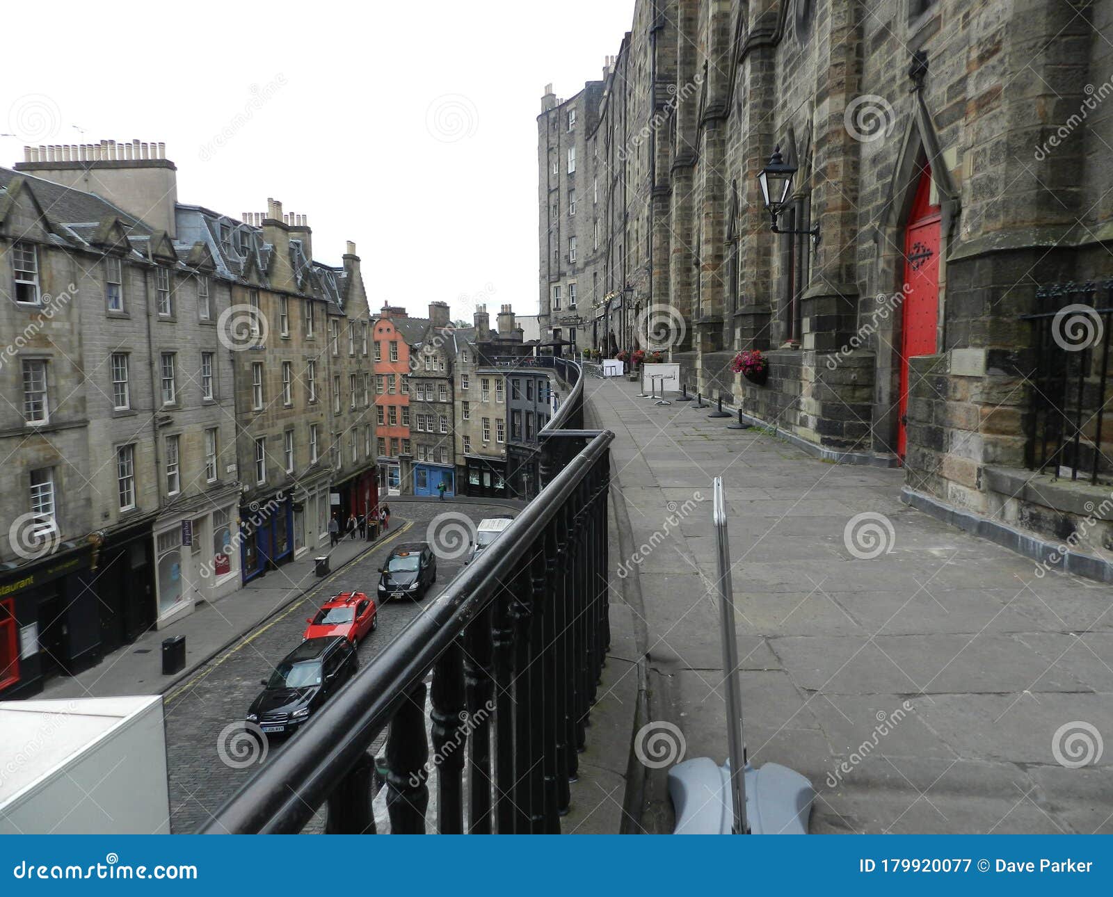 Candlemaker Row in Edinburgh Scotland Editorial Photography - Image of ...