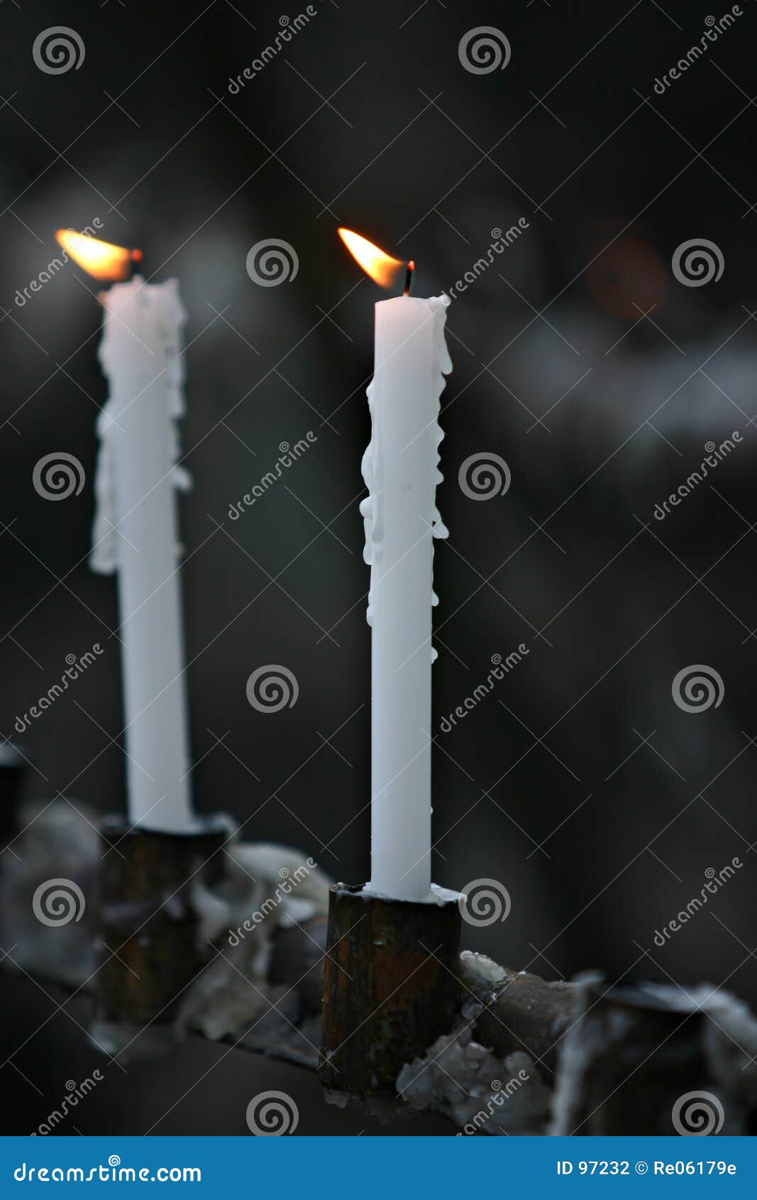 Candles stock photo. Image of calm, light, fire, candle - 97232