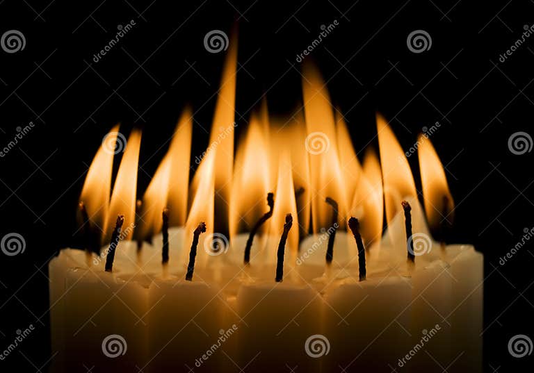 Candles Burning. stock photo. Image of closeup, candles - 1804994