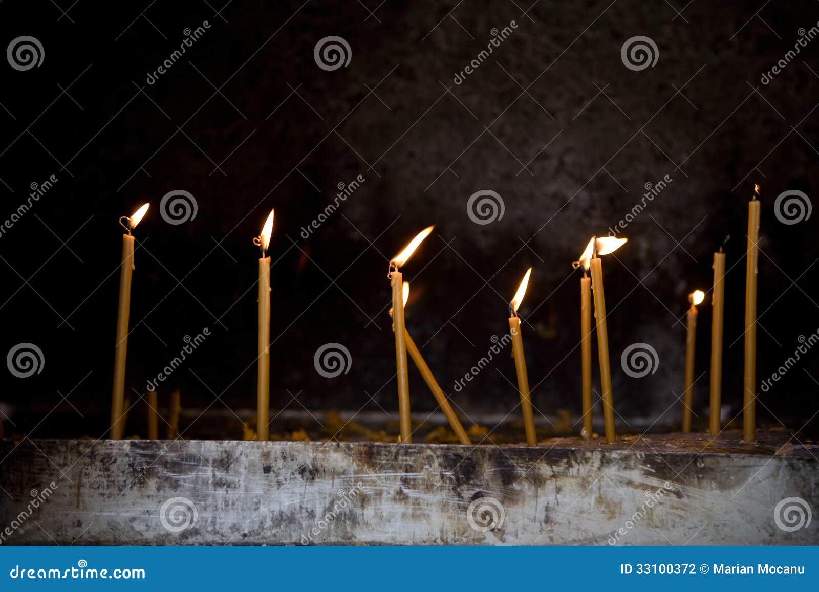 Candles stock photo. Image of christian, christmas, mirror - 33100372