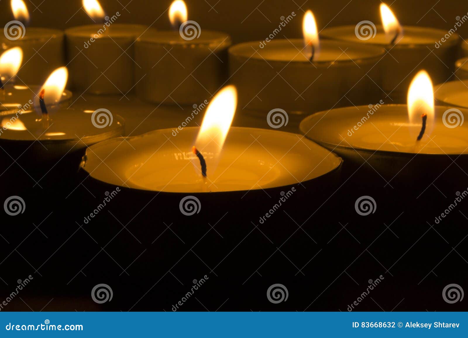 Candles stock photo. Image of bright, devotedness, darling - 83668632