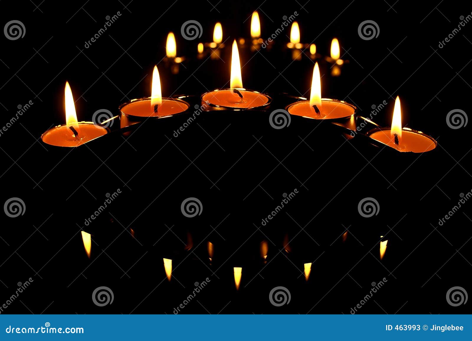 Candles and reflections stock image. Image of concept, shades - 463993