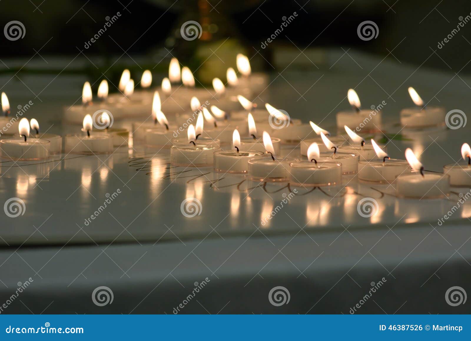 Candles of Remembrance for Child Loss Stock Photo - Image of tragedy ...