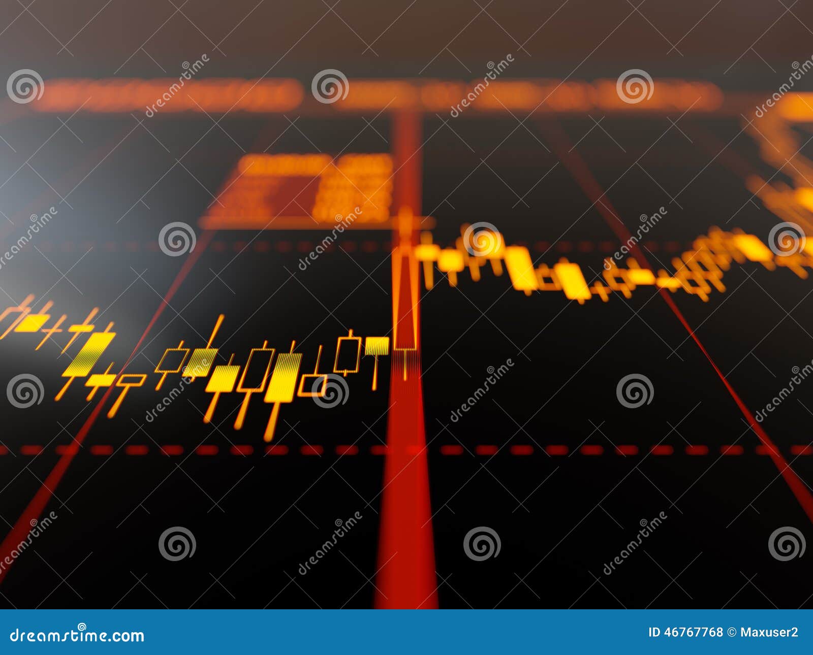 Candlestick Chart Pattern Royalty-Free Cartoon | CartoonDealer.com #8535308