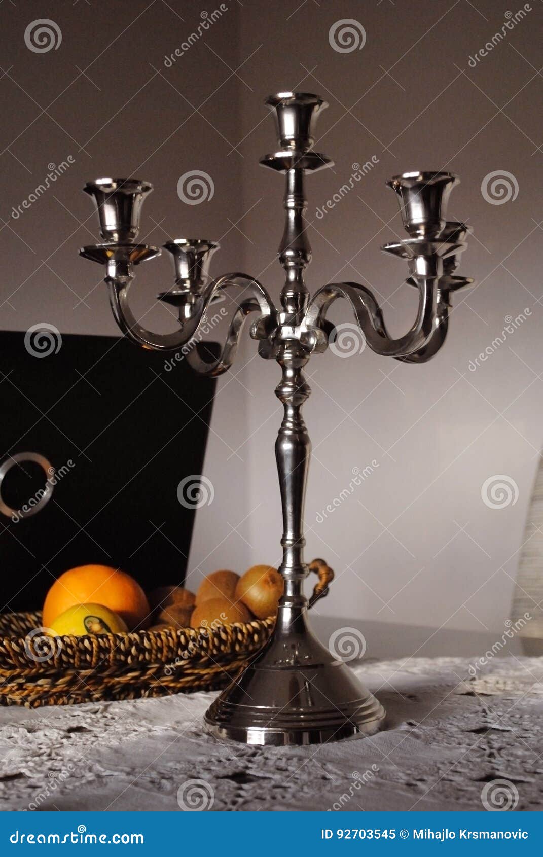 Candlestick stock image. Image of decoration, candelabra - 92703545