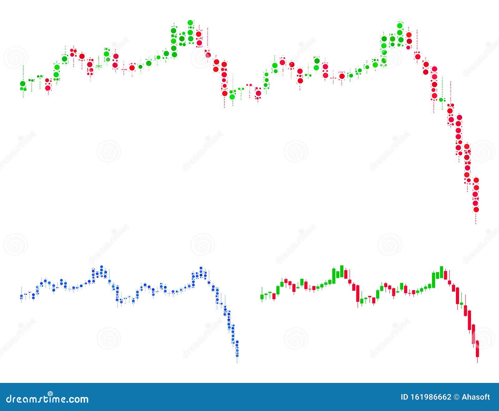 Candlestick Graph Falling Acceleration Mosaic Icon of Spheric Items ... Candlestick Graph Falling Acceleration Mosaic Icon of Spheric Items ...