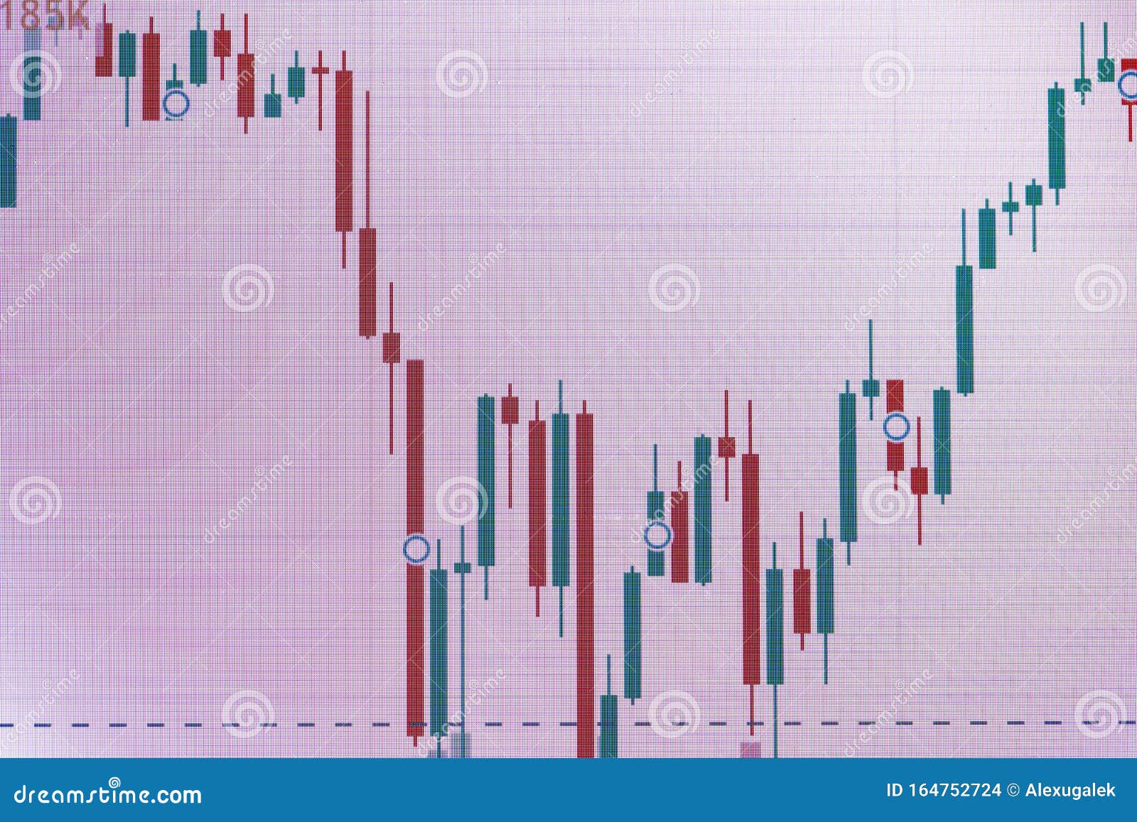 Candlestick Type of Forex Trading Graph Chart Editorial Stock Image ...