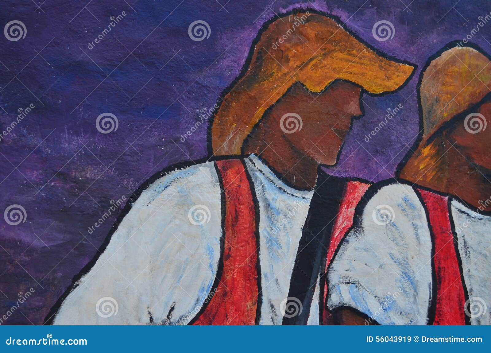 Candombe editorial stock image. Image of artist, purple - 56043919