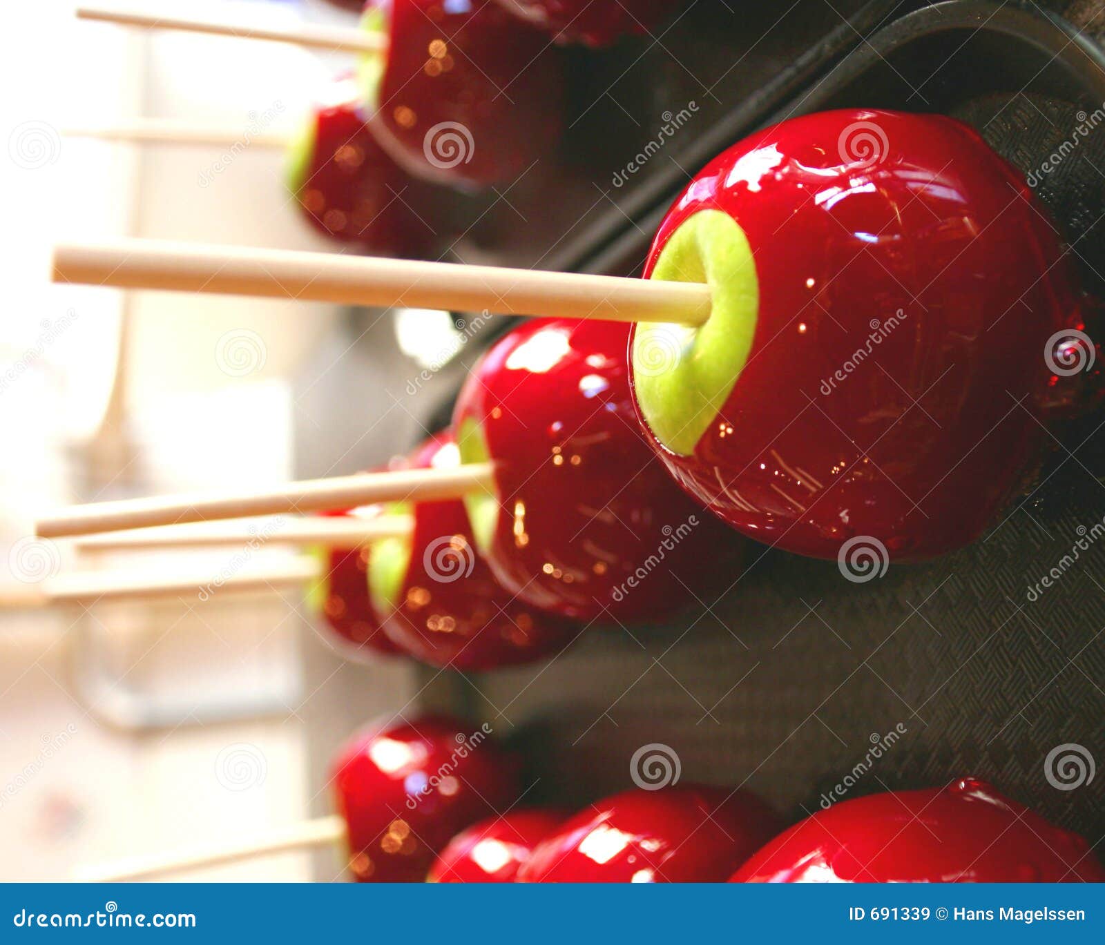 Candy apple stock image. Image of stick, candy, snak, apple - 691339