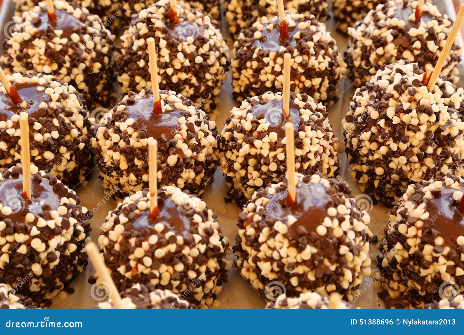 Candy apple stock photo. Image of carmel, brown, created - 51388696