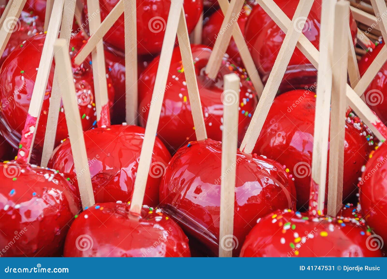 Candy Apples stock image. Image of refreshment, candy - 41747531