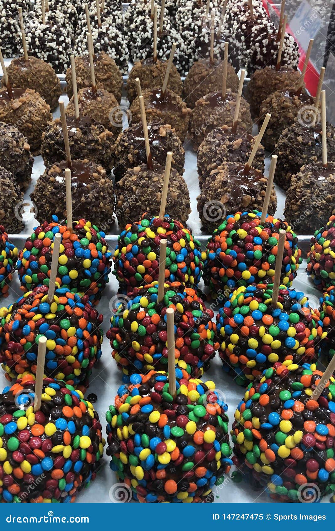 Candy Apples. editorial image. Image of coating, crushed - 147247475