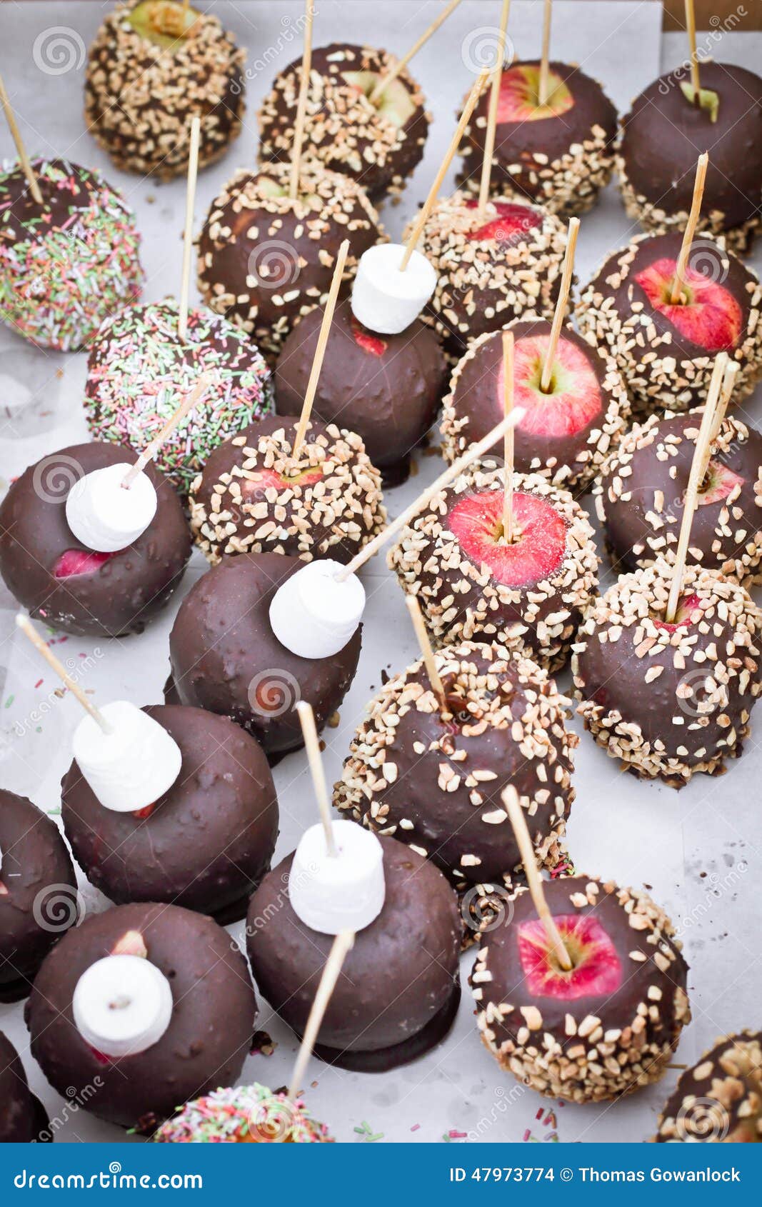 Candy apples stock photo. Image of sweet, fruit, edible - 47973774