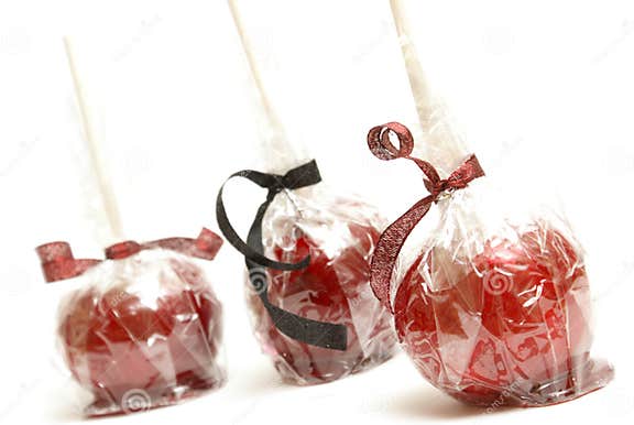 Candy Apples stock photo. Image of plastic, wrap, closeup - 61620762