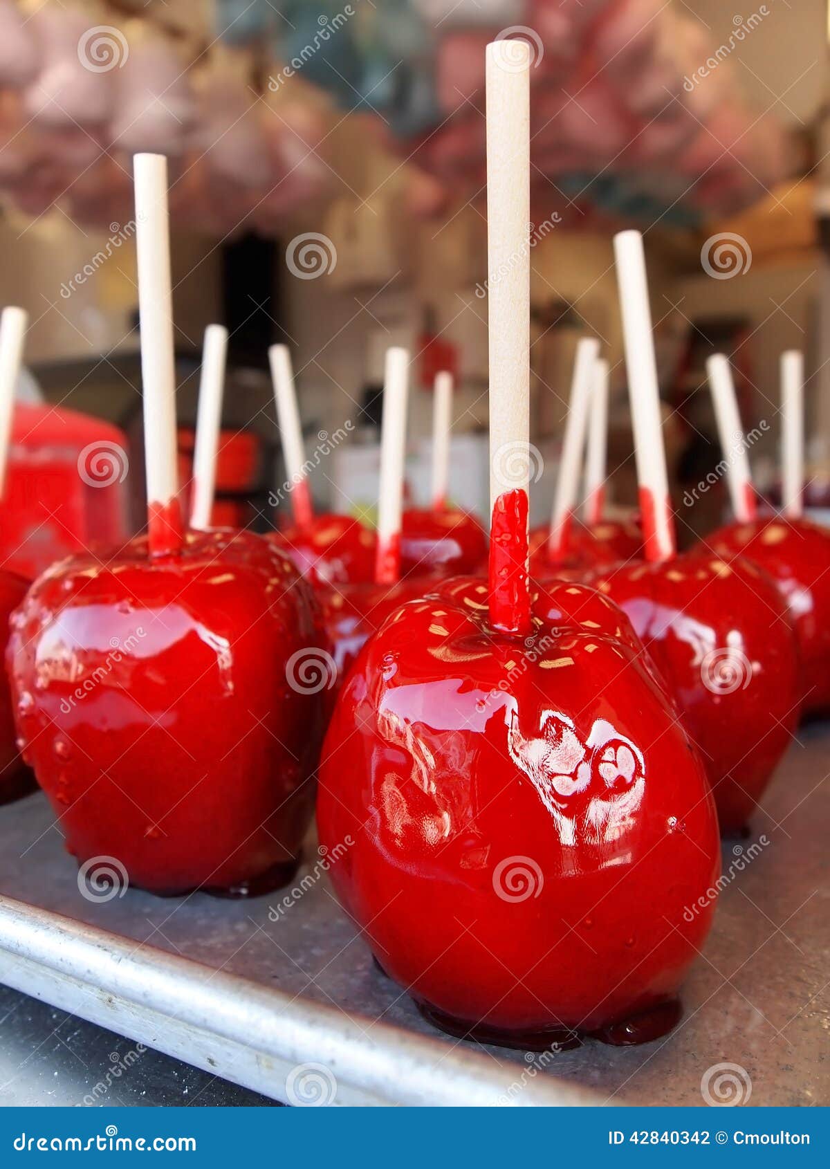 Candy Apples stock photo. Image of americana, fair, fruit - 42840342