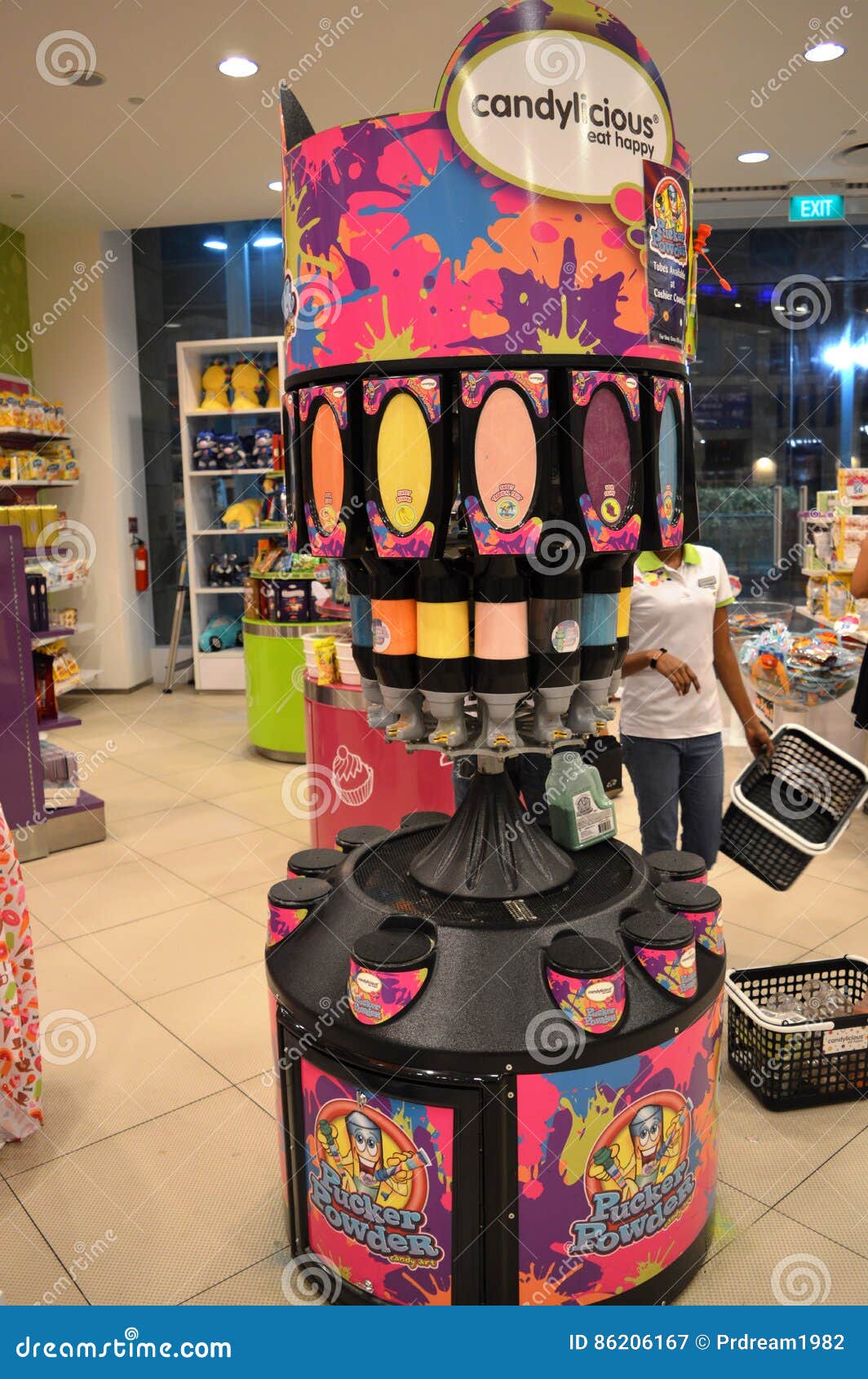 Candy Art Pucker Powder Machine Editorial Photography - Image of ...