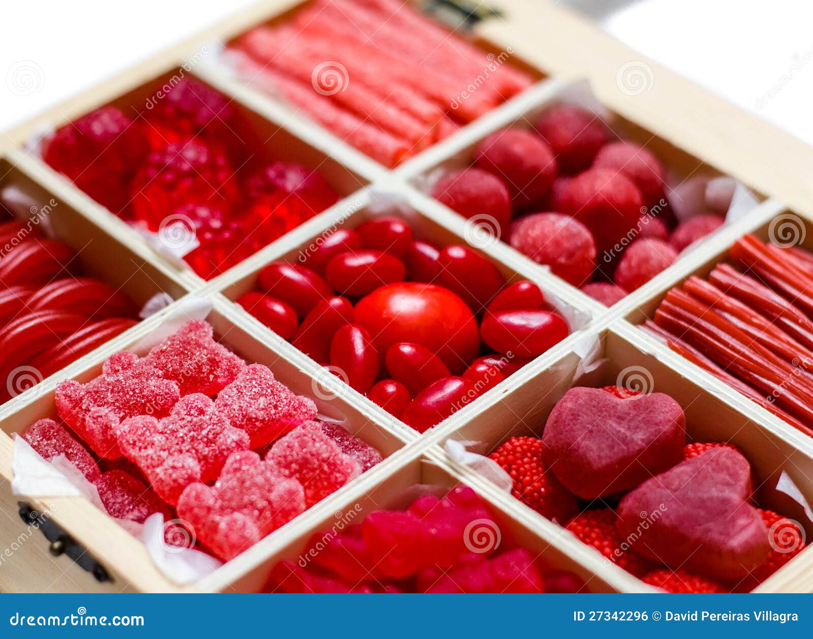 Candy assortment in a box stock photo. Image of snack - 27342296