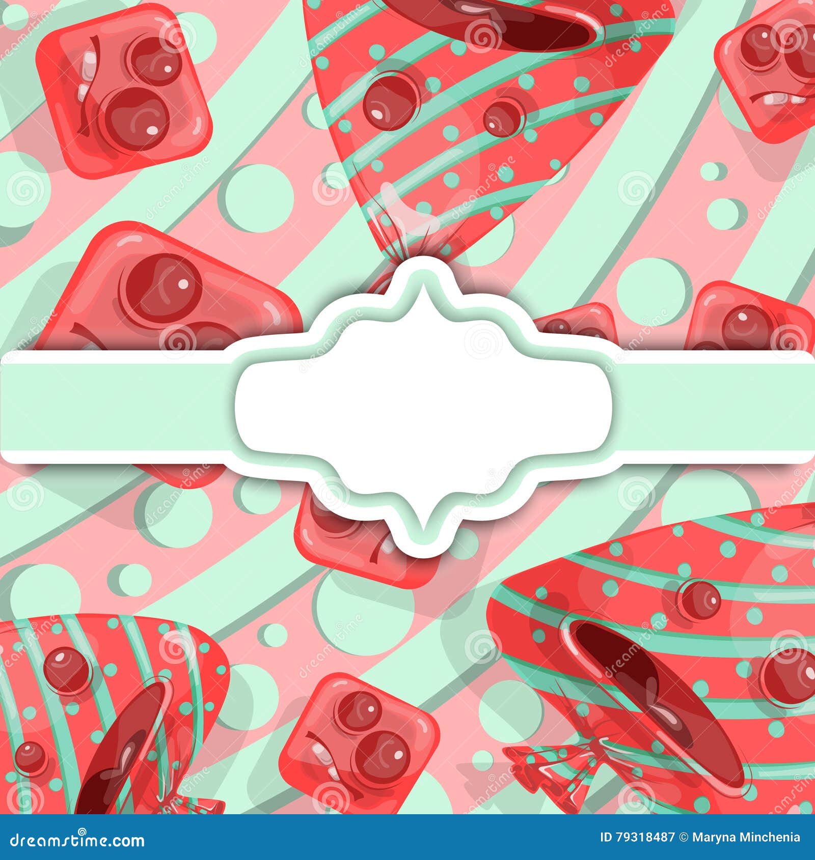 Candy background stock vector. Illustration of holiday - 79318487