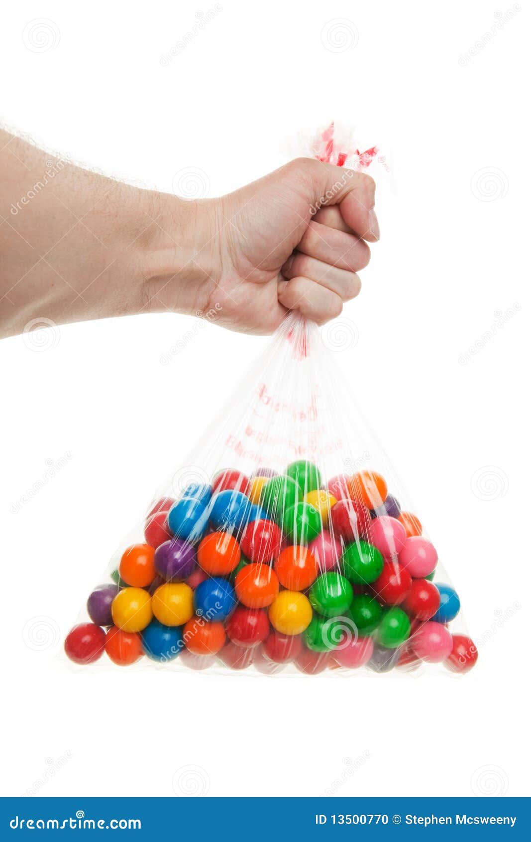 Candy bag stock photo. Image of rainbow, yellow, colorful - 13500770
