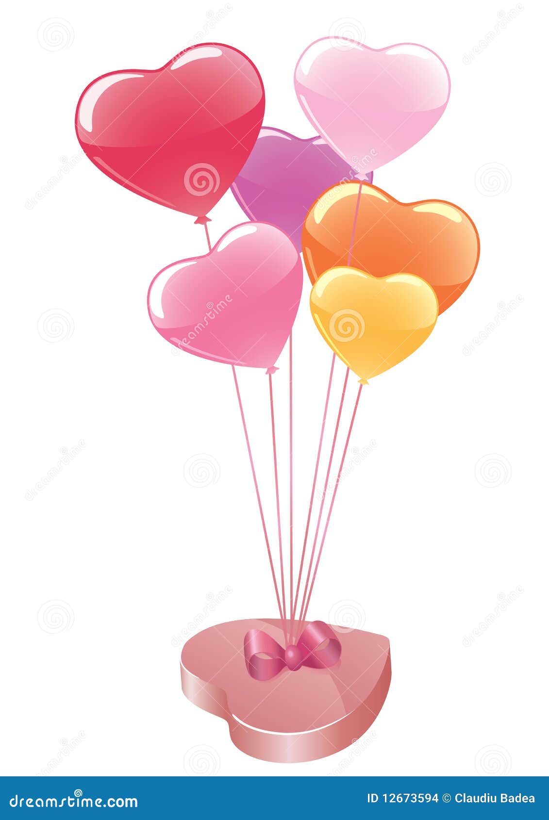 Candy and Balloons stock vector. Illustration of celebration - 12673594