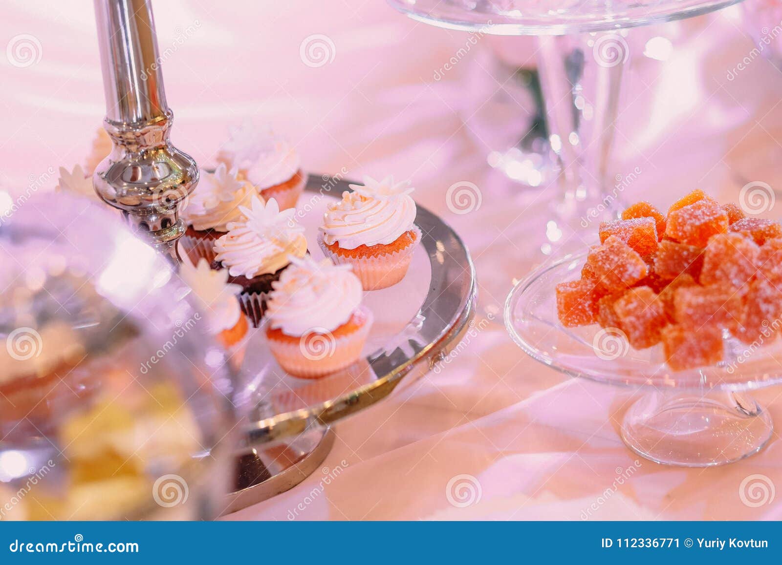 Candy Bar. Table Sweets Candies Dessert Stock Image - Image of kids ...