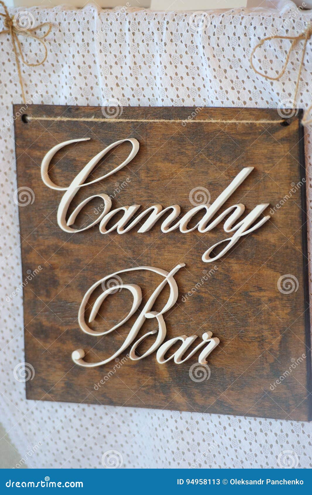 Candy Bar Wooden board stock image. Image of celebration - 94958113