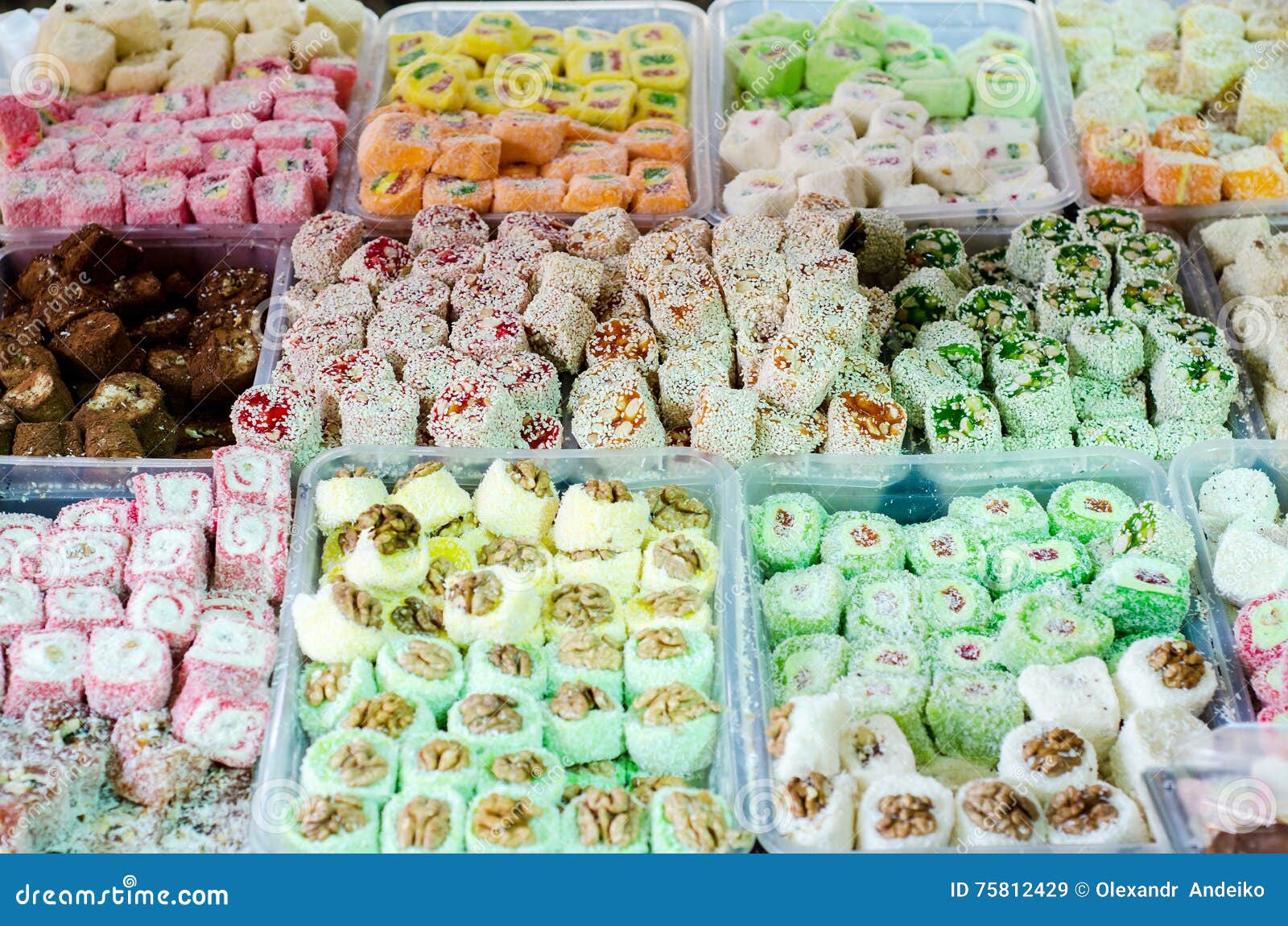 Candy at the Bazaar stock image. Image of dried, pepper - 75812429