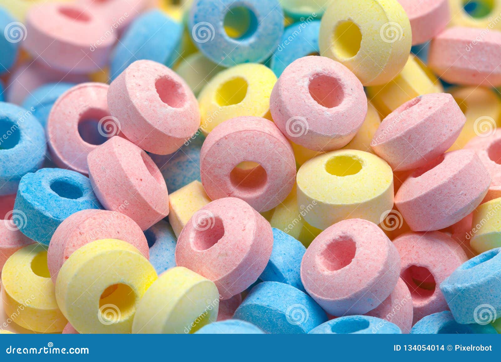 Candy Bracelet Pieces Pile Background Stock Photo - Image of kids ...