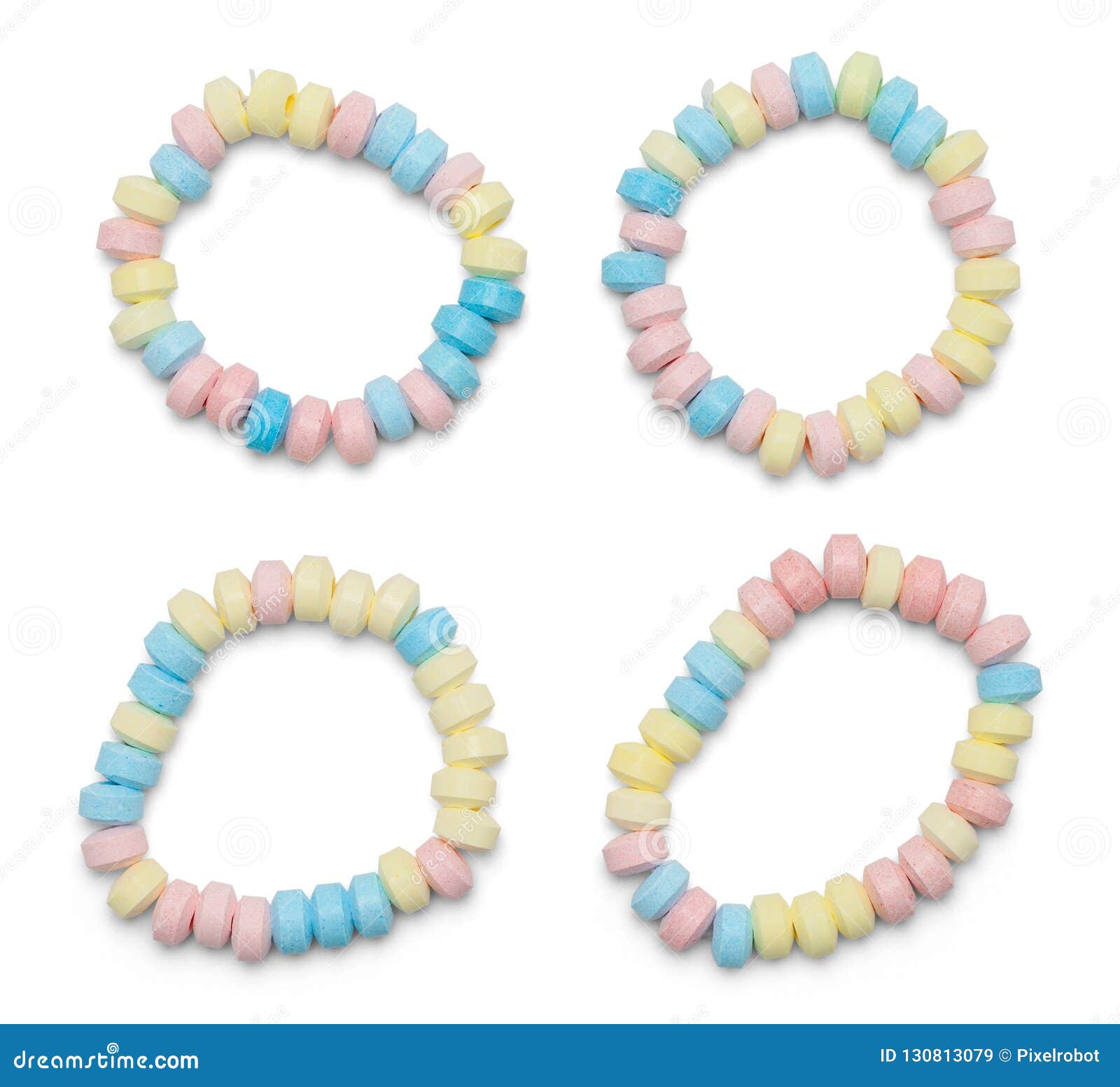Candy Bracelets stock image. Image of treat, sugar, chain - 130813079