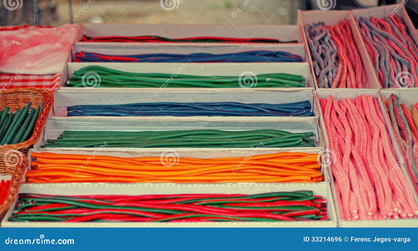 Candy cables stock photo. Image of marilyngould, crate - 33214696