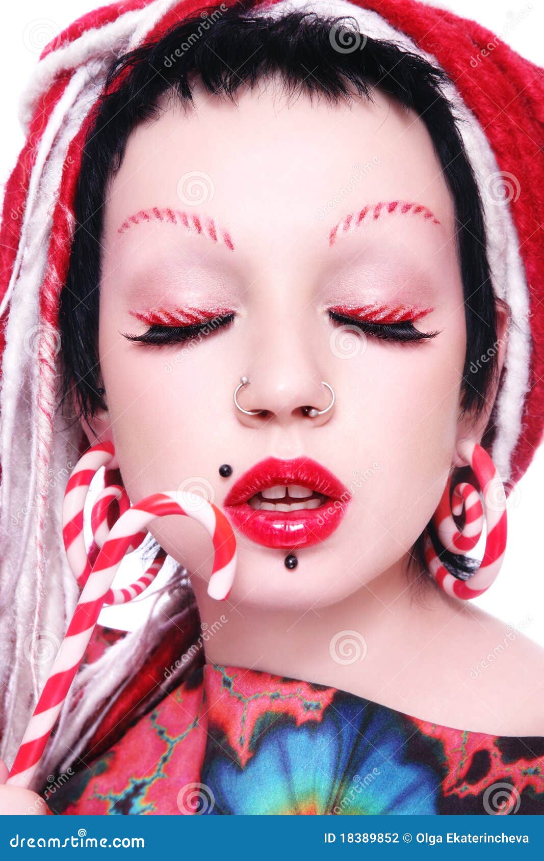 Candy cane stock photo. Image of dreads, dreadlocks, dreds - 18389852