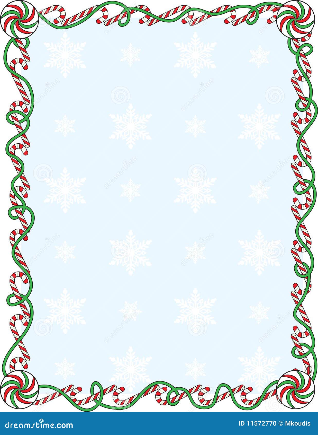 Peppermint Border Clipart