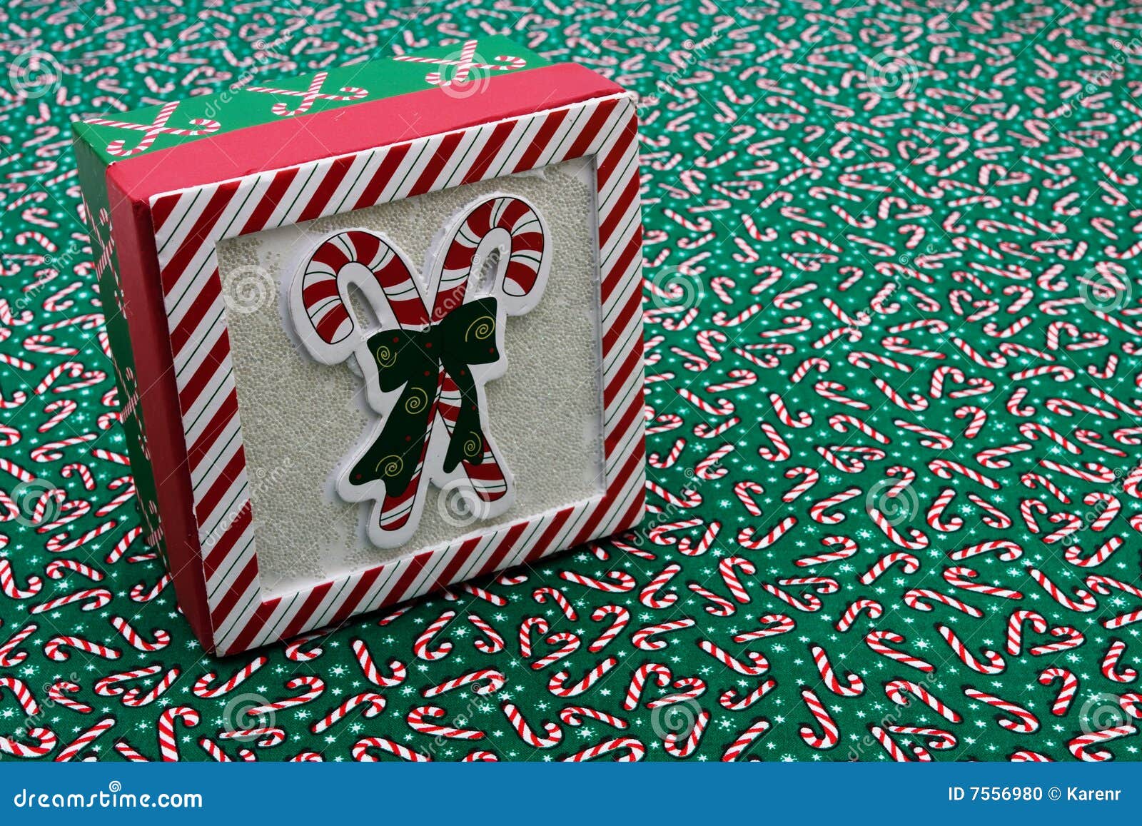 Candy Cane Box stock photo. Image of cold, peppermint - 7556980
