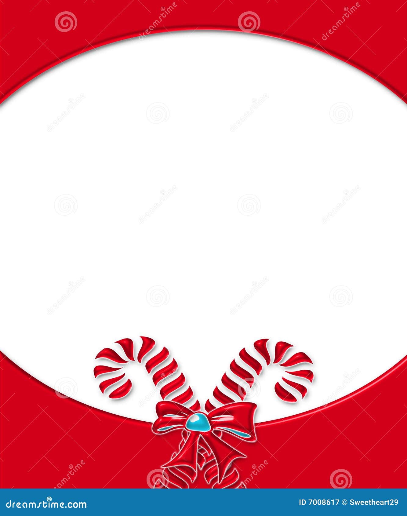 Candy Cane Card Frame 3 stock illustration. Illustration of cane - 7008617