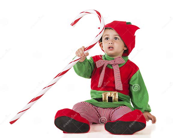 Candy Cane Elf stock image. Image of small, xmas, little - 20953959