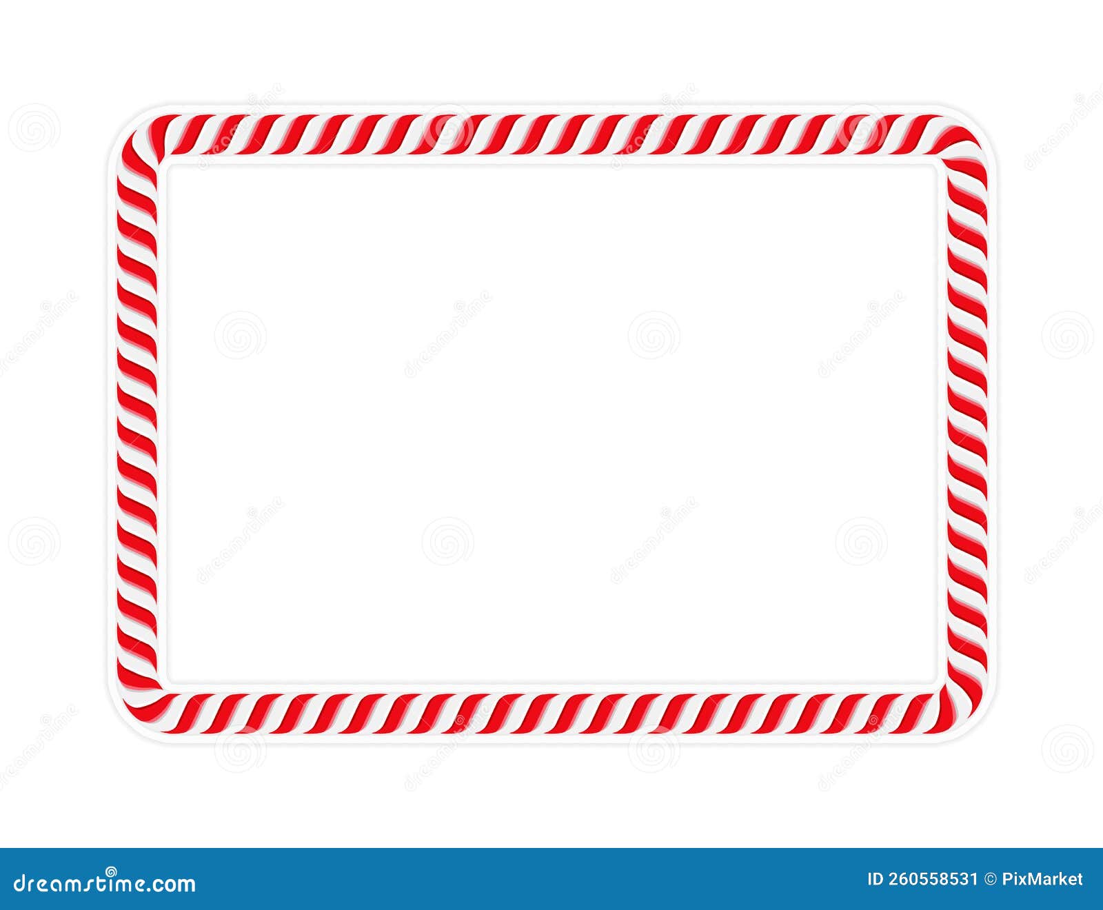 Candy Cane Text Box