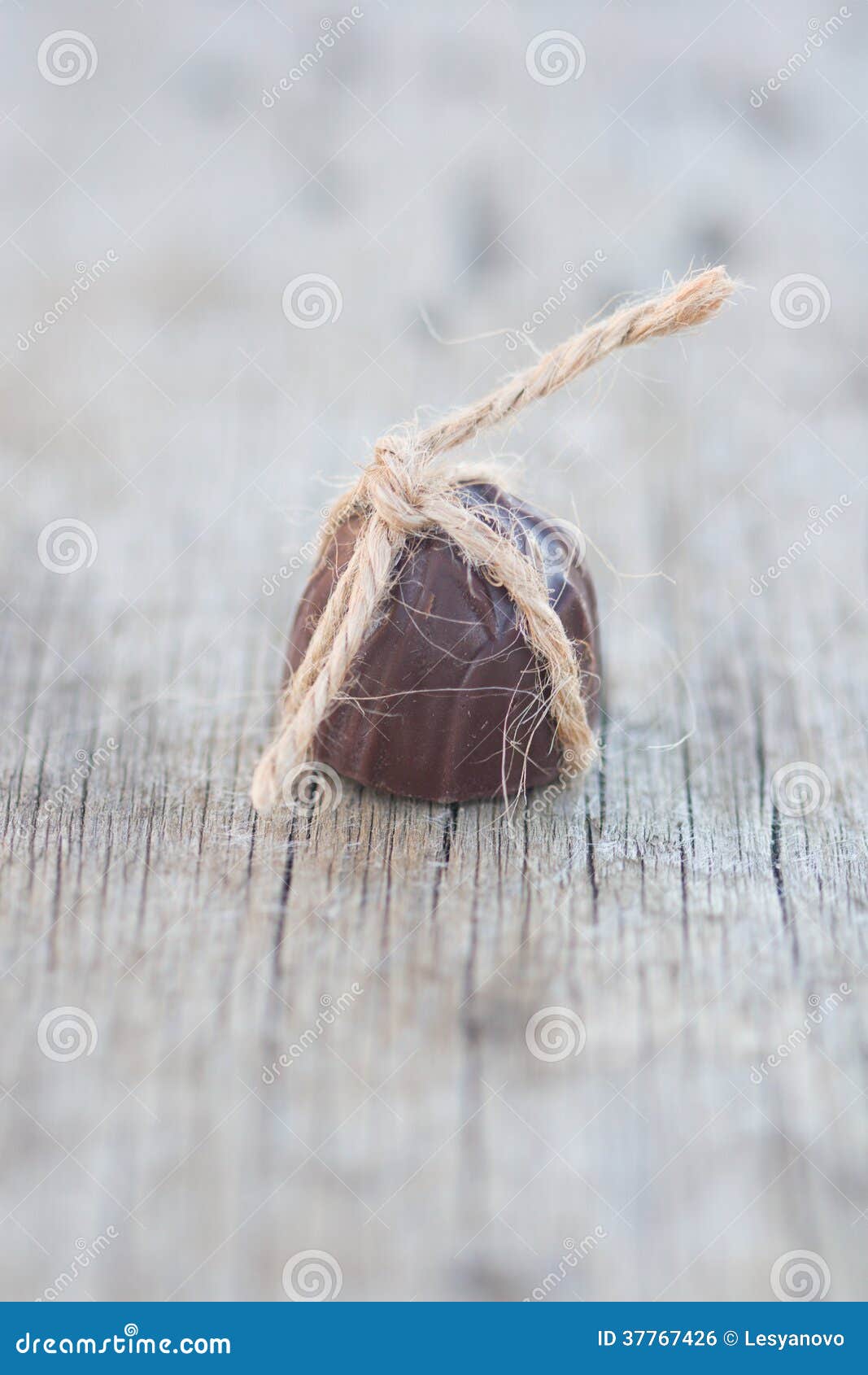 Candy Cane Tied with Twine on a Rustic Stock Photo - Image of tied ...